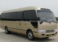 China Manual Transmission Luxury Mini Small Government Tour Bus Coaster with YC4FA130-30 Engine for sale