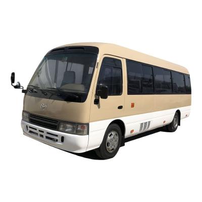 China 15B-FT Engine and 4 6L Engine Capacity TOYO TA 23 to 29 Seats Used Coaster Bus for sale