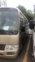 China 10. Cummins Diesel Engine 30 Seats Used Coaster Bus for Business Promotion for sale