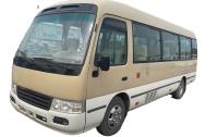 China Good Condition Mini Toyo ta Coaster Buses with 10-23 Seats Fuel Type Gas / Petrol for sale