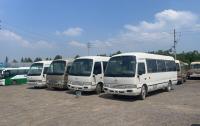 China 30 Seats Used Toyota Coaster Bus with Good Condition and 7005*2040*2785 Dimensions for sale