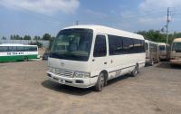 China Used Toyo ta Coaster Bus with 30 Seats and Manual Transmission Type in Good Condition for sale