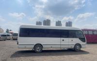 China Used Toyo ta Coaster Bus with 30 Seats and Manual Transmission Type in Good Condition for sale