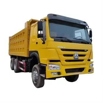 China Used Sinotruk Howo 20 Ton 10 Wheel 6x6 6x4 371hp 450hp Heavy Duty Second Hand Dump Tipper Truck for sale