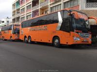 China Direct Supply Diesel 50 Seater Coach Bus with High Capacity and Double Coin Tires for sale