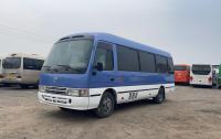 China Well Refurbished Toyota Coaster 29 Seats Sliding Windows Bus with DF5S410 Gear Box for sale