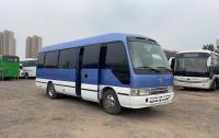 China Well Refurbished Toyota Coaster 29 Seats Sliding Windows Bus with DF5S410 Gear Box for sale