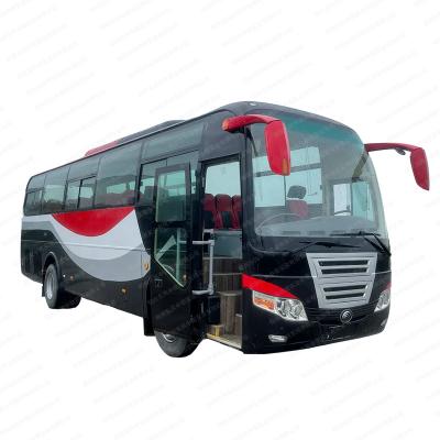 China 57 Seater Used Buses and Coaches Luxury Front Engine Coach Bus Prices with AC Equipped for sale