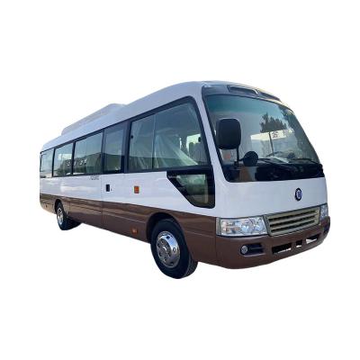 China 30 Seater Toyota Coaster Bus Good Condition Diesel Max Output 95 kw LHD 6900*2010*2600 for sale