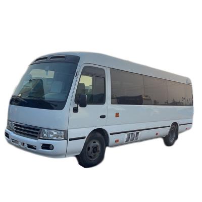 China Good Condition 30 Seater Diesel Engine Toyota Coaster Bus with Euro 3 Emission Standard for sale