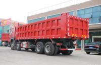 China Howo 8x4 12 Wheel Used Tipper Truck 40 Tons 380 Hp Heavy Dump Truck With Left Steering for sale