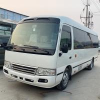 China Refurbished Toyo ta Coaster Bus 30 Seater Buses Coaches Second Hand Euro 3 Diesel for sale