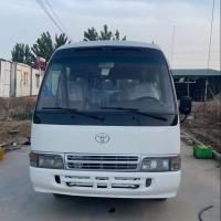 China Oil Tank 300L Toyota Coaster Well Refurbished 19 Seats Small Passenger Coaster Bus for sale