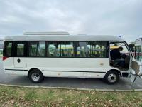 China 22 Seats Small Passenger Coaster Bus with Air Condition Six Speeds Transmission LC6T450 for sale