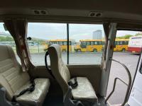 China 22 Seats Small Passenger Coaster Bus with Air Condition Six Speeds Transmission LC6T450 for sale