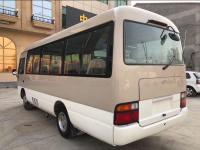 China Max Torque 340Nm/rpm Diesel 29 Seats Used Toyota Coaster Buses with 300L Oil Tank for sale
