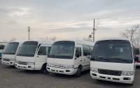 China 7.00R16 Tire Good Condition Diesel Used Toyo ta Coaster Bus Customer's Requirement for sale
