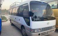 China 8500kg Total Mass Used Coaster Bus with Overhead Luggage Rack and Manual Transmission for sale
