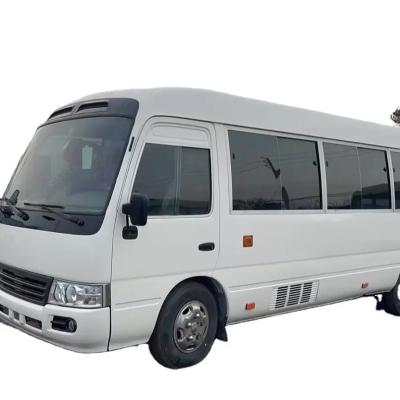 China Manual Transmission 7m 30 Seats Used Toyo Ta Coaster Bus 7725x2000x2600mm Dimensions for sale