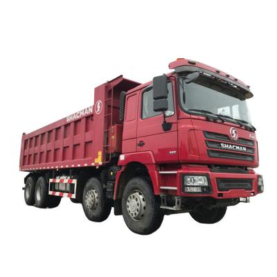 China 380hp Shacman 8x4 12 Wheeler Tipper Dump Truck with Electronic Stability Control System for sale