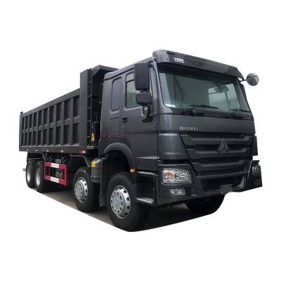 China 2024 Heavy Duty 8*4 12 Wheels 371HP Dump Truck for Mining Transportation 2 Passengers for sale