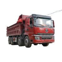China Shacman 8x4 12 Wheels 8m3 24 Cubic Meter 30T White Heavy Used Dump Truck in Good Condition for sale