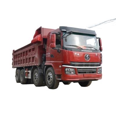 China Shacman 8x4 12 Wheels 8m3 24 Cubic Meter 30T White Heavy Used Dump Truck in Good Condition for sale