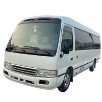 China Good Condition Diesel Engine 30 Seater Toyota Coaster Bus for in Euro 3 Standard for sale