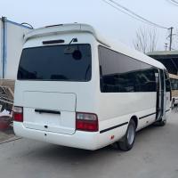 China Good Condition Diesel Engine 30 Seater Toyota Coaster Bus for in Euro 3 Standard for sale
