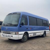 China Deisel Fuel Tourist Luxury Bus 25 Seater 30 Seater Used Toyo Ta Coaster Mini Bus for sale