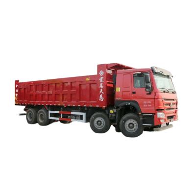 China 2024 Howo Front Lifting 12 Wheels 60T Diesel Heavy Tipper Truck for Mining Transport for sale