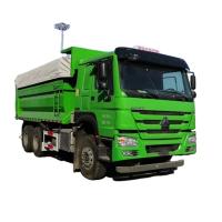 China HOWO T7H 400HP 10 Wheels 8 Meters Heavy Used Dump Truck with Engine Tipper Truck for sale