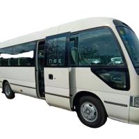 China Used Toyo ta Coaster 30 Seat Bus with Diesel Engine in Good Condition and Affordable for sale