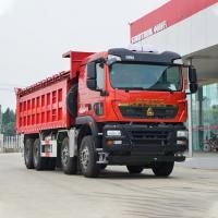 China 8x4 Tripper Truck 40 Ton 12 Wheels Dump Truck with Manual Air Conditioner HOWO 400HP for sale