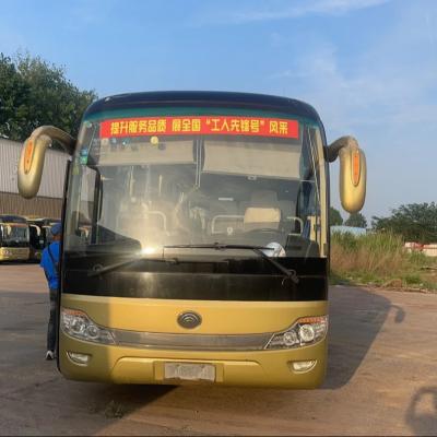 China Perfect Refurbished 65 Passengers 65 Seats Coach Bus with Engine and Long Wheel Base for sale