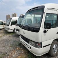 China 6 8L USED TOYO TA COASTER diesel or gasoline from 23 to 29 seats with EURO 3 emission for sale