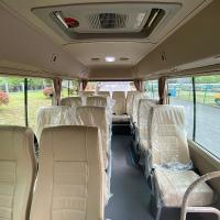 China Deisel Fuel 21 1 Seats RHD LHD Model Coaster Bus for Your Transportation Needs for sale