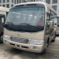 China Electric Engine Capacity 4L Toyota Coaster Bus with 21 1 Seats and Right Hand Drive for sale