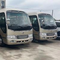 China Electric Engine Capacity 4L Toyota Coaster Bus with 21 1 Seats and Right Hand Drive for sale