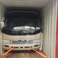 China Electric Engine Capacity 4L Toyota Coaster Bus with 21 1 Seats and Right Hand Drive for sale