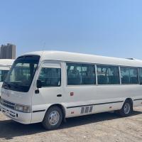China Used Toyota Coaster Bus with EURO 3 Emission and Manual Transmission in Good Condition for sale