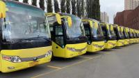 China Euro 3 Emission Standard YUOTONG Bus with 3 2 Seat Layout and 60 Seater Luxury Coaches for sale