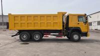 China Howo 6x4 40tons 45 Ton Yellow Tipper Dump Truck For Heavy Duty Construction Projects for sale