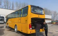 China Used Double Decker Coach Bus in 's with 55 Seats and Manual Transmission for sale