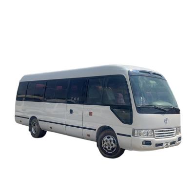 China Second Hand Used Toyo ta Coaster 29 1 Seater Buses Euro 3 Emission Standard for sale