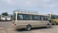 China 30 Seater Japan Used Bus Manual Toyota Coaster Bus with 7005*2040*2785mm Dimensions for sale