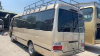 China 30 Seater Japan Used Bus Manual Toyota Coaster Bus with 7005*2040*2785mm Dimensions for sale