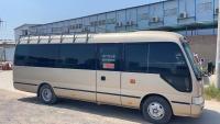 China Used Toyota Coaster Bus in Japan 30 Seater with 1HZ Engine and 9.00R20 Tires for sale