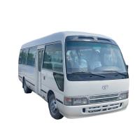 China Fuel- 30 Seats Used Coaster Bus with 1HZ Toyota Diesel Engine and 9.00R20 Tires for sale