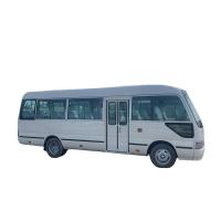 China Fuel- 30 Seats Used Coaster Bus with 1HZ Toyota Diesel Engine and 9.00R20 Tires for sale